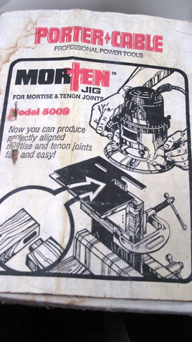 Porter Cable MorTen Jig For Mortise And Tenon Joints. Model 5009 w ...