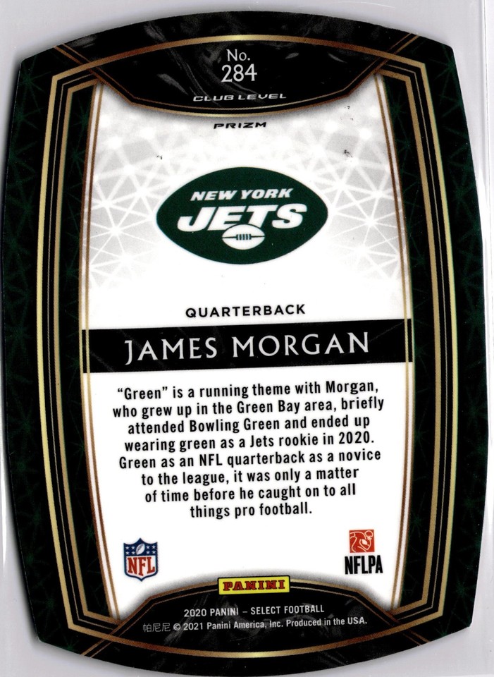 2020 Panini Select #284 James Morgan Maroon Prizm Die Cut Rookie (G) | eBay