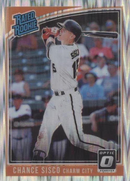 2018 Panini Donruss Optic - Rated Rookie Variation Chance Sisco #51 ...