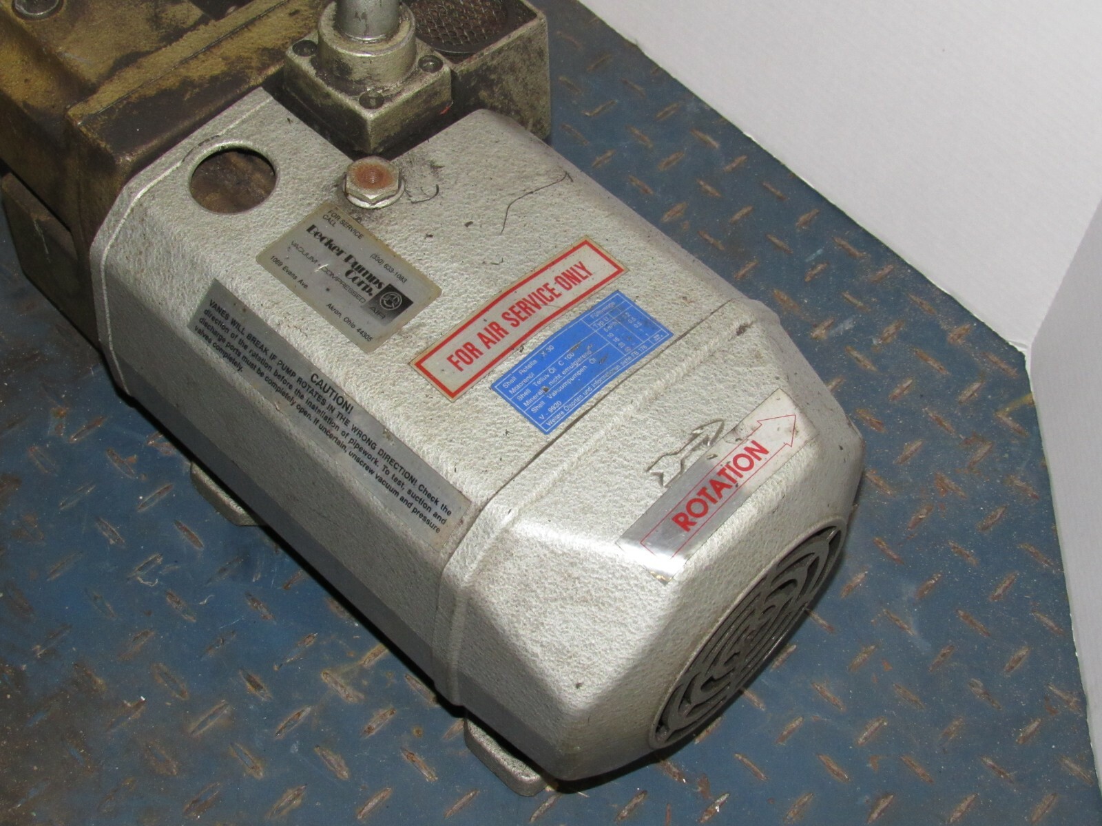 GEBR. BECKER GMBH & CO 80L/4X 03743593 VACUUM PUMP W/ A1459752 | eBay