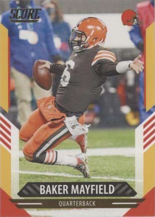 2021 Score - Baker Mayfield #104 Gold for sale online | eBay