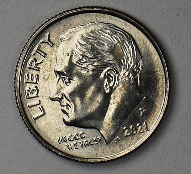 2021-P Roosevelt Dime, Error Coin, Die Chip, + Rare Find | eBay