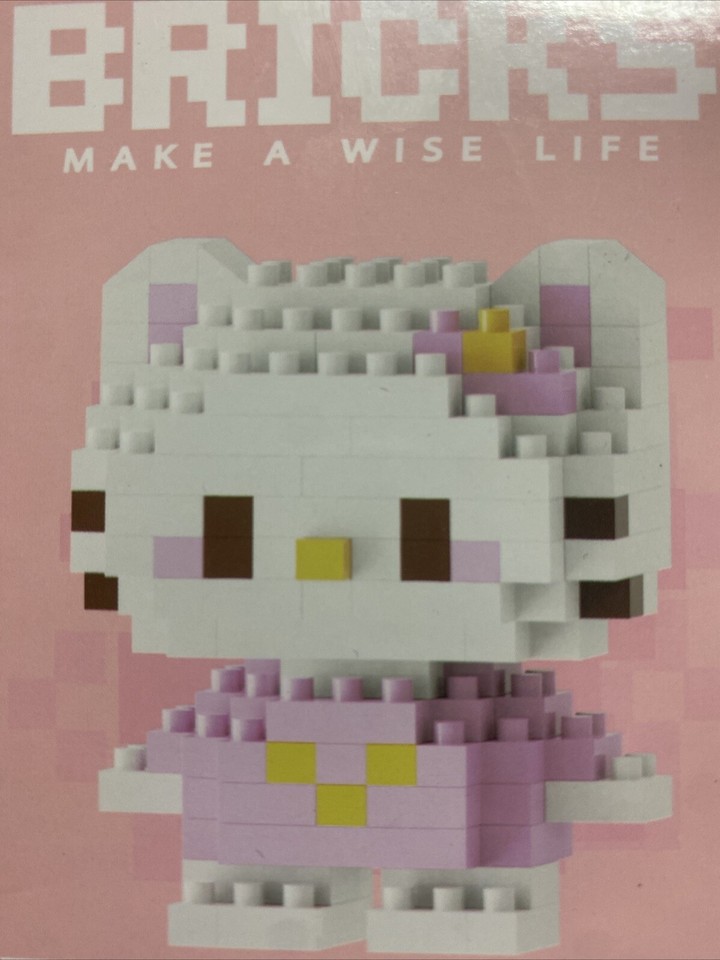 "Bricks Make a Wise Life" Hello Kitty New Legos | eBay