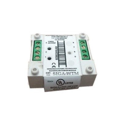 Edwards SIGA-WTM Module Combo Waterflow/Tamper Two Circuit Input | eBay
