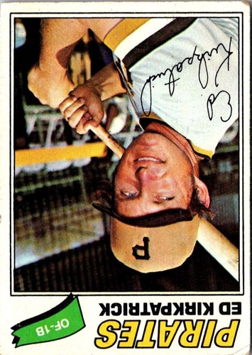 1977 Topps Ed Kirkpatrick #582 Pittsburgh Pirates Baseball Card | eBay