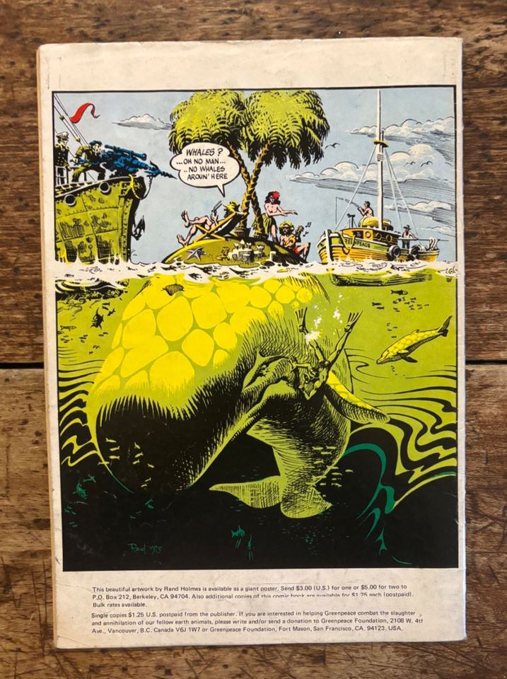 SLOW DEATH #8 Last Gasp Underground 1977/Eco comix/Stout/Irons/VG 4.0 ...