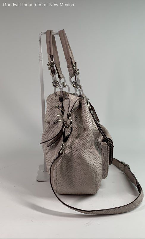 Vintage Coach Kristin Pinnacle Python Embossed 19342 Shoulder Bag ...