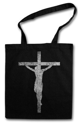 JESUS CROSS SHOPPER SHOPPING BAG Jesus Messiah Christian Religion ...