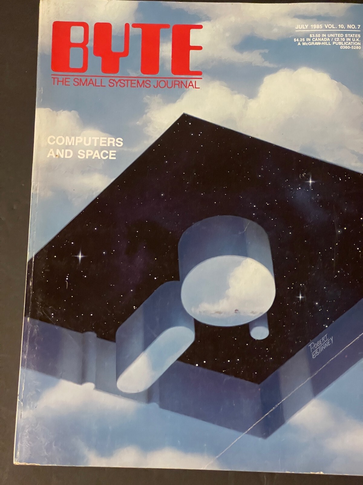 BYTE MAGAZINE July 1985 VOL 10 NO. 7 Robert Tinney Cover RARE LAST ONE QTY-1 | eBay