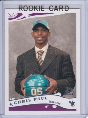 CHRIS PAUL ROOKIE CARD 2005 Topps Basketball #224 HORNETS $$ RC Phoenix ...