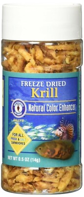 San Francisco Bay Brand Freeze Dried Krill Fish Food 0.5oz | eBay
