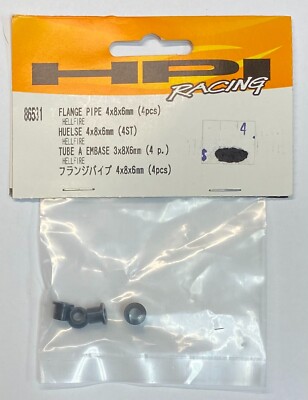 HPI Racing Flange Pipe 4x8x6mm (4pcs) #HPI86531 | eBay