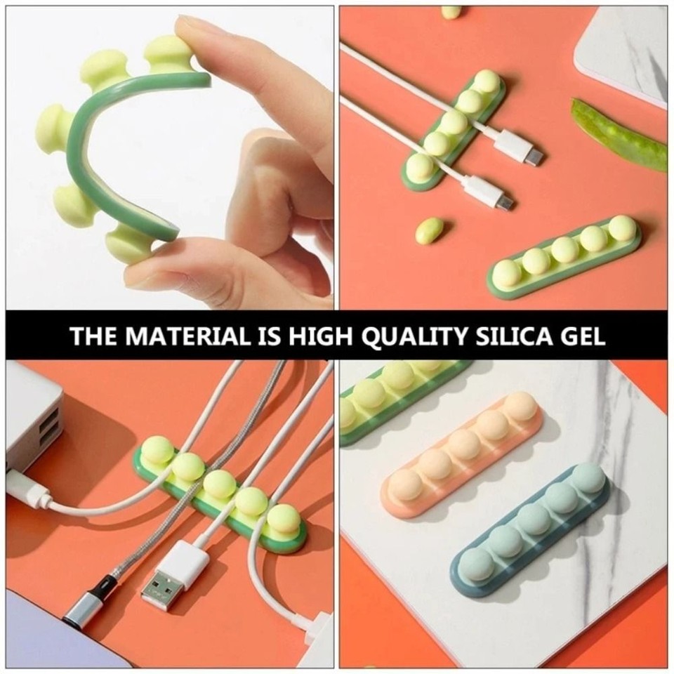 3pcs Line Storage Cable Sorting Device Fixed Wire Fixer Plug Wire ...