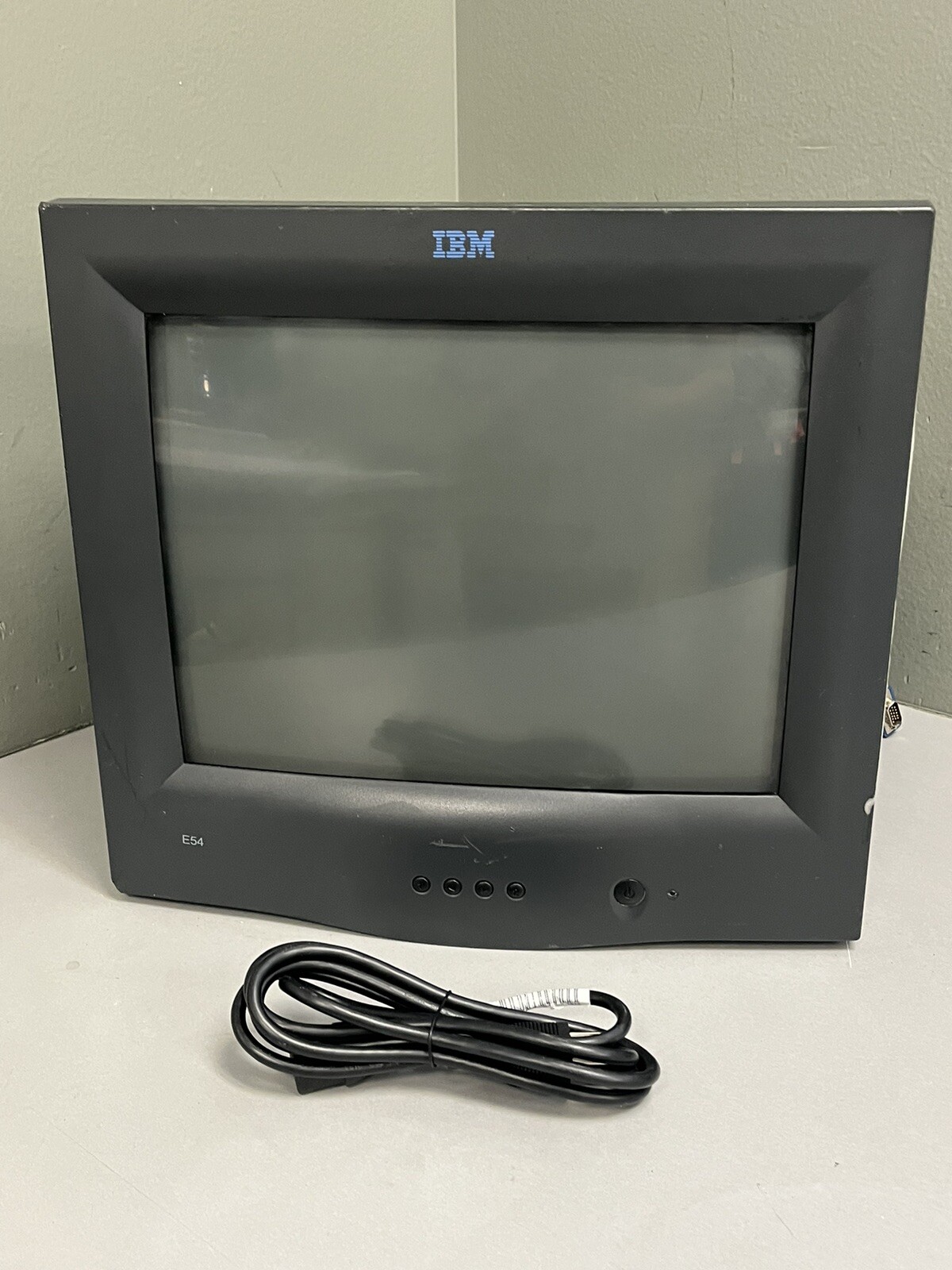 Vintage IBM E54 15" Computer Monitor 6331-N2N 19K5877 with Power Cord ...
