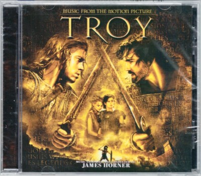 TROY James Horner OST,Soundtrack CD Wolfgang Petersen Troja Brad Pitt ...