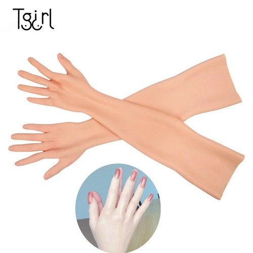 Prosthesis Female Hand Sleeve Highly Simulated Skin Artificial Arm ...