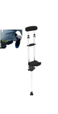 Pain Free Knee Crutch, Crutches with Knee Rest, Standing Aid Support ...