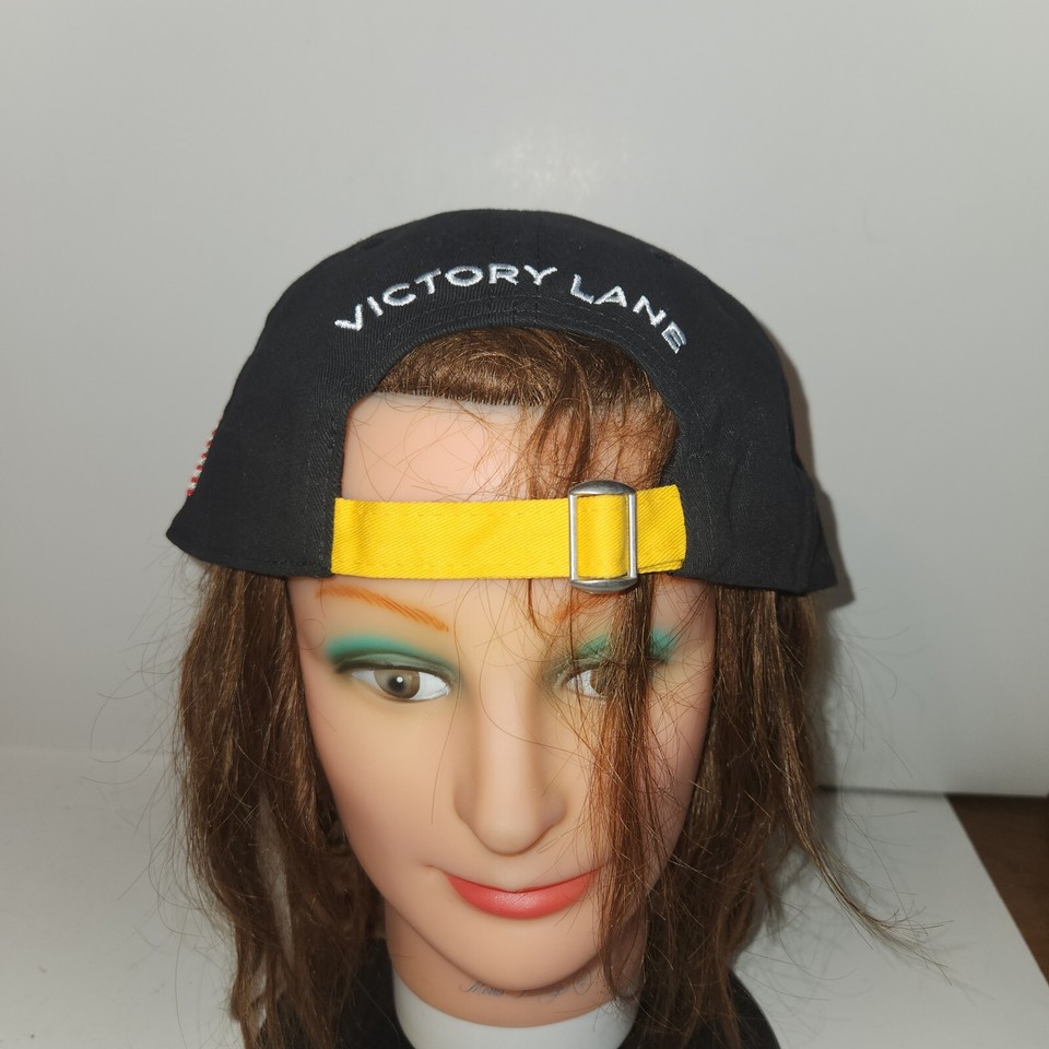 ARCA Menards Series Adjustable Baseball Cap Hat Black Victory Lane ...