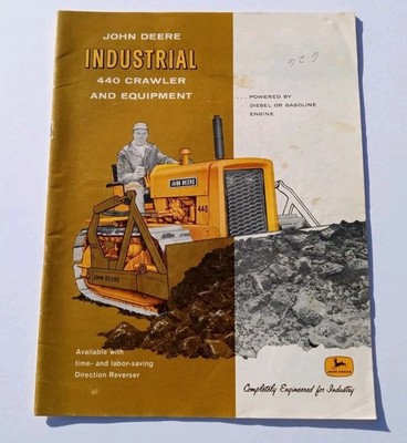 Original John Deere 440 Crawler Dealer Brochure 1959 | eBay