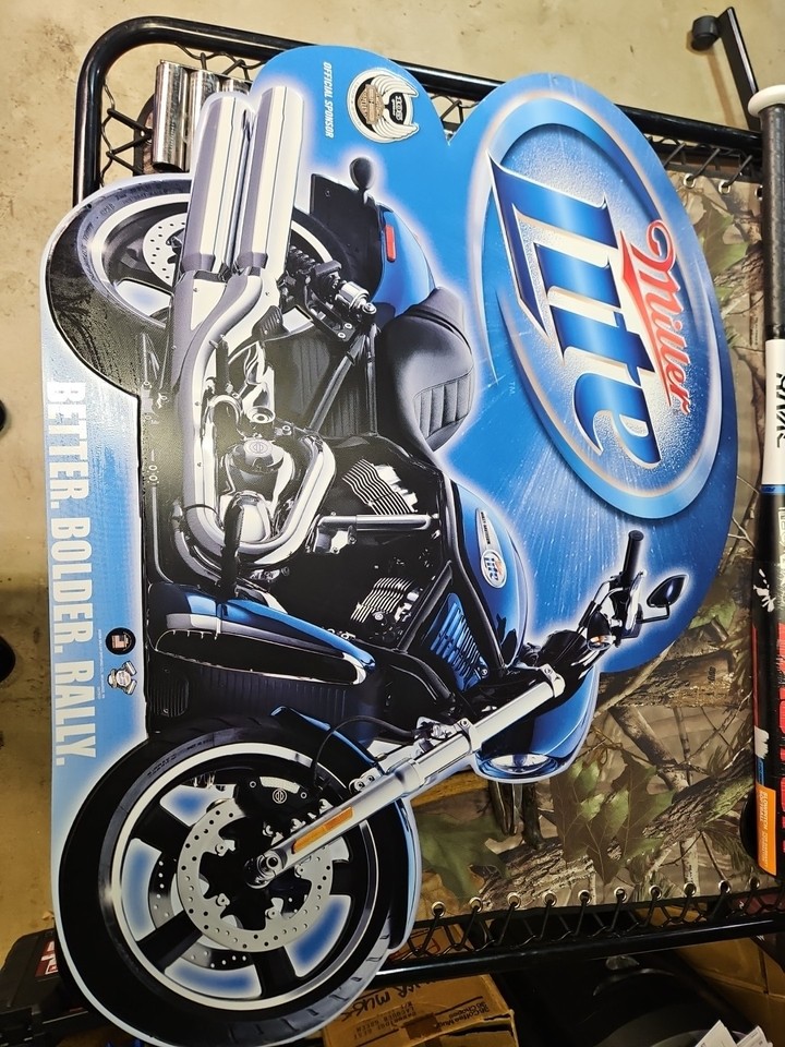 Rare Miller Lite Beer Harley Davidson Motorcycles 105th Anniversary ...
