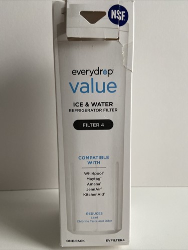 Everydrop Value by Whirlpool Ice and Water Refrigerator Filter 4 ...