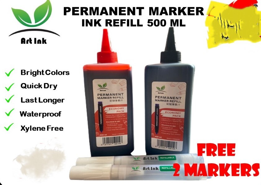 Artink White Board Marker Pen White Board Ink Refill 500ml - 1 or 2 ...
