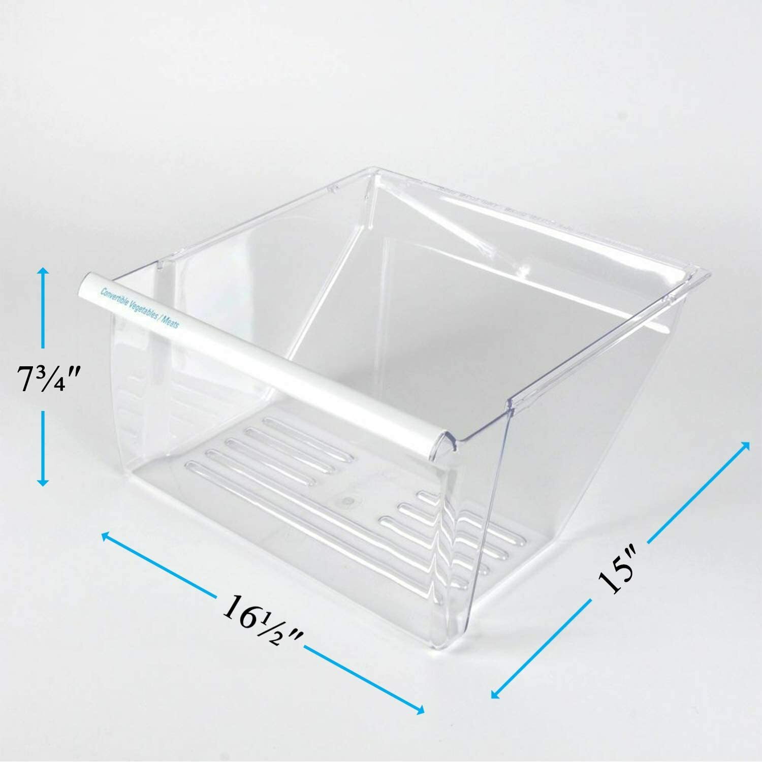 Refrigerator Lower Meat Pan Crisper Drawer for Whirlpool ED5KVEXVQ00 ...