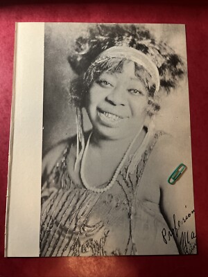 MA RAINEY Jazz Great SINGER Vintage Portrait Photo Print MUSIC BLUES ...
