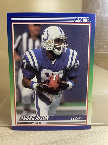 1990 Score Football Card Andre Rison Indianapolis Colts #87 | eBay
