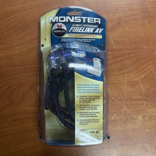 Monster Cable FireLink 300 IEEE-1394 7 foot FireWire 4 pin to 4 pin ...