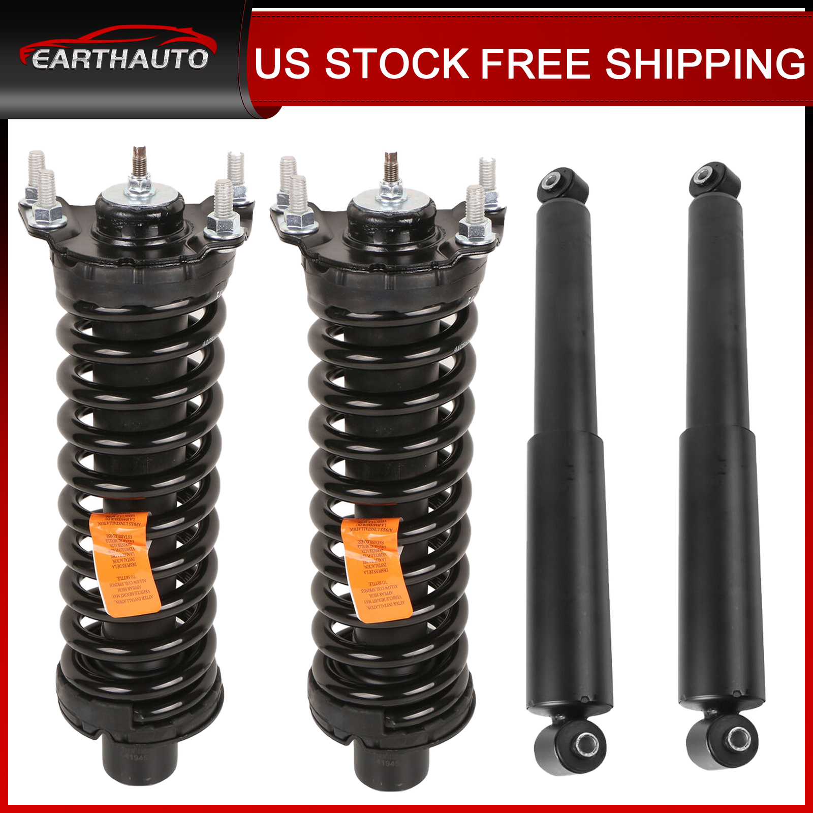 4X Struts Shock Absorbers For 02-12 Jeep Liberty 07-11 Dodge Nitro ...