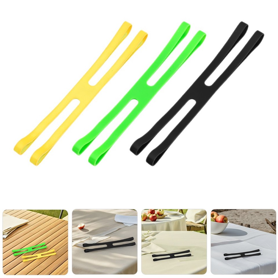 3 Pcs Silicone Rubber Bands H Shape Elastic Lunch Box Bands Reusable ...