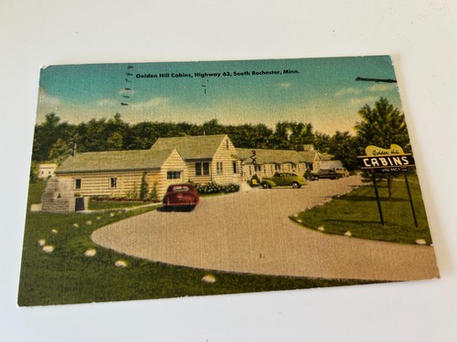 Golden Hill Cabins Highway 63 South Rochester Minnesota MN Postcard | eBay
