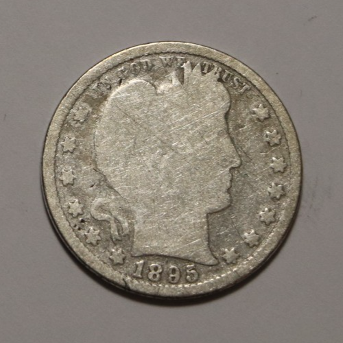 1895 P Barber Quarter Dollar 25C Cents Coin Silver | eBay