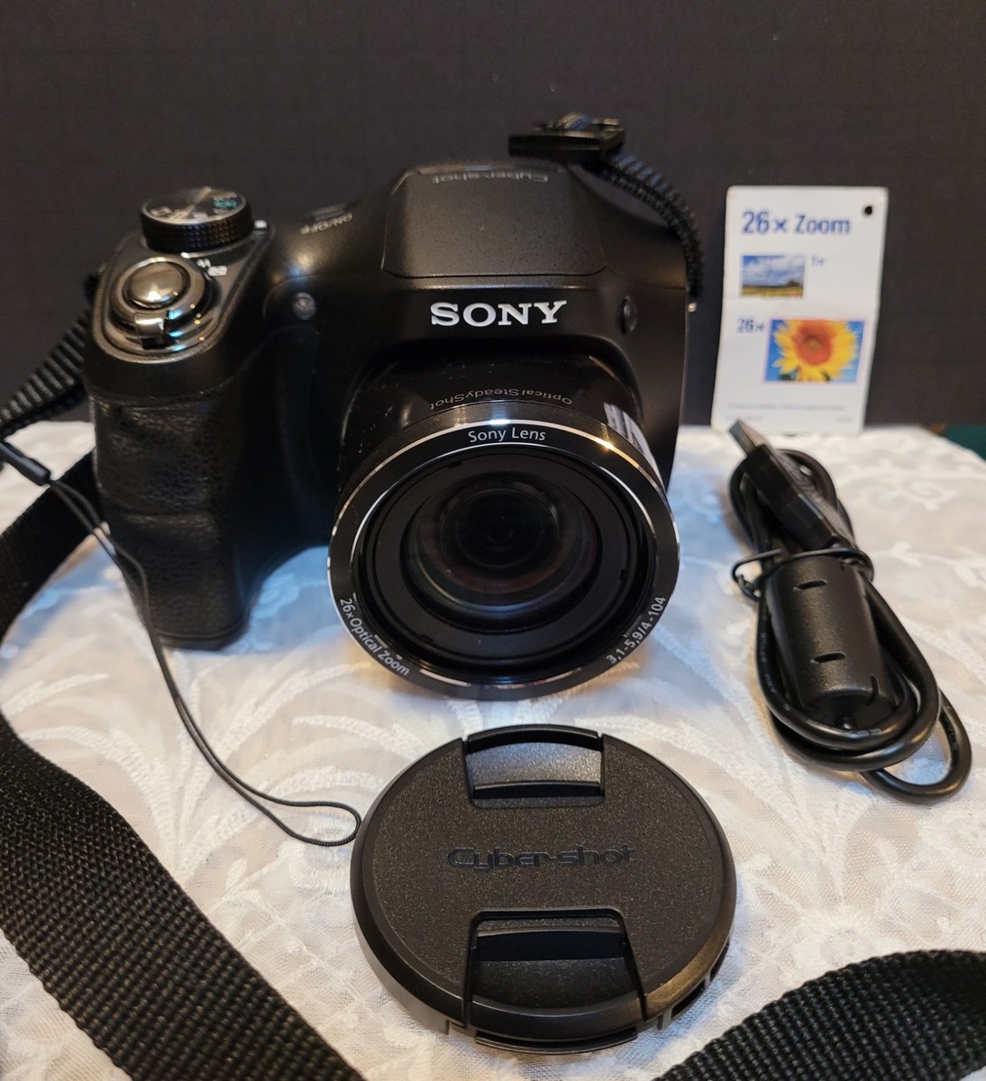 Bridge Camera Optical Zoom Sony H200 Camera Sony Cyber-Shot DSC-H200 ...