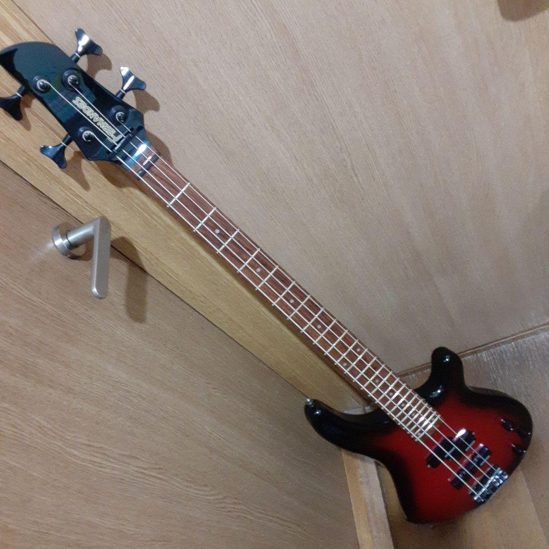 Electric Bass Guitar Fernandes Red Burst Sound Output Confirmed with ...