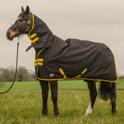 Combo Neck 0g Turnout Rug (6'6, Black/Yellow) | eBay UK