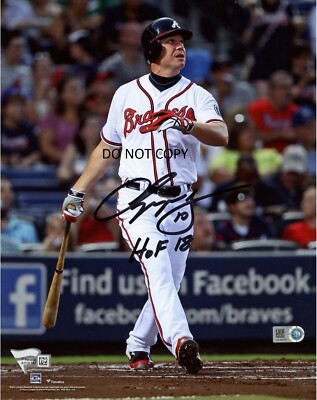 CHIPPER JONES - ATLANTA BRAVES Autographed Signed 8x10 Reprint Photo ...