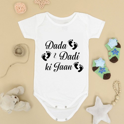 PERSONALISED BABY VEST ISLAMIC MUSLIM URDU PUNJABI DADA DAADI KI JAAN ...