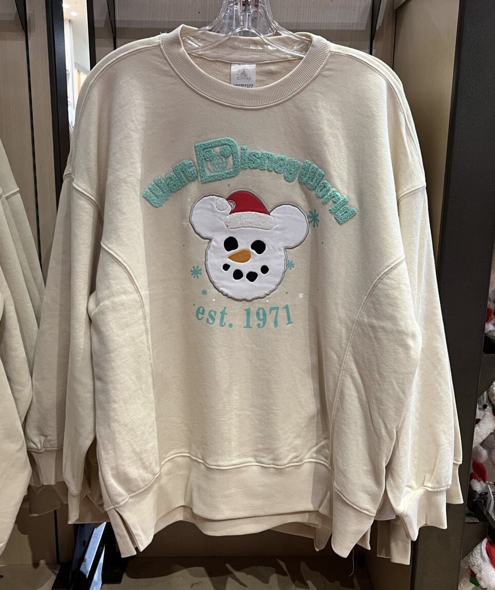 Disney Parks 2024 Christmas Crewneck Sweatshirt Mickey Mouse Disney Parks 2024 Christmas Crewneck Sweatshirt Mickey Mouse