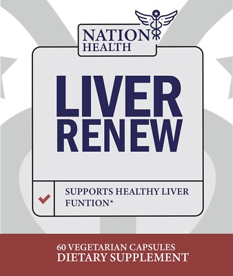 Liver Renew Supports Healthy Liver Function Nation Health - 60 Capsules ...
