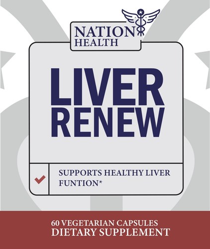 Liver Renew Supports Healthy Liver Function Nation Health - 60 Capsules ...
