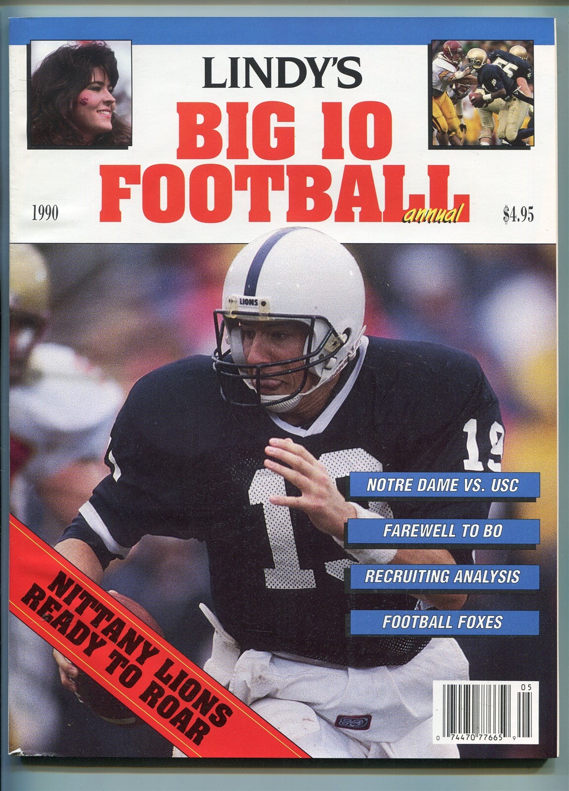 1990 Lindy's Big 10 Football Magazine Penn State 89697b55 | eBay