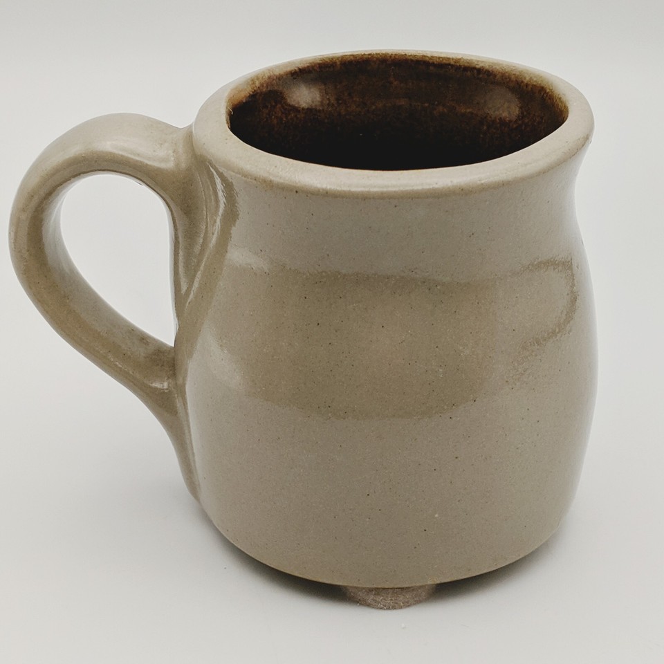 BBP Beaumont Brothers Pottery Salt Glazed Snowman Coffee Tea Cocoa Mug ...