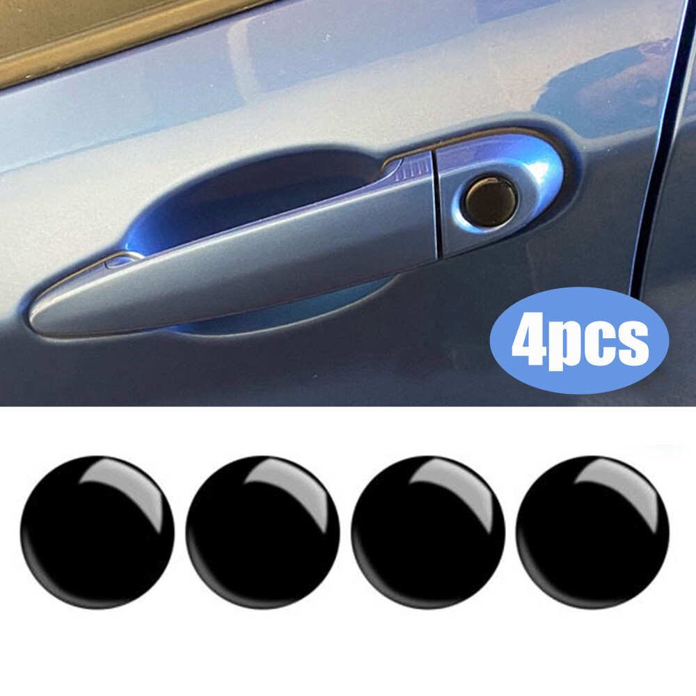 4Pcs 20mm Car Door Lock Keyhole Protector Sticker Trims Universal ...