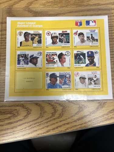 MINT Major League Baseball In Stamps Series 1 - Baseball Legends ...
