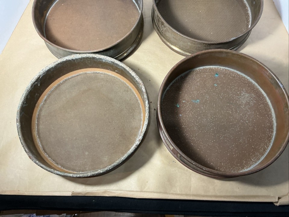 Vintage Mixed Lot Of 4 US Standard 8” Mesh Test Sieves | eBay