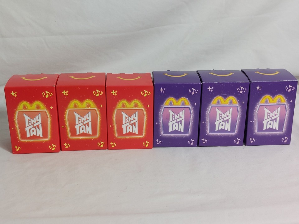 Lot of 6 2025 McDonald's Tiny Tan BTS Happy Meal Toys Figures Encore ...