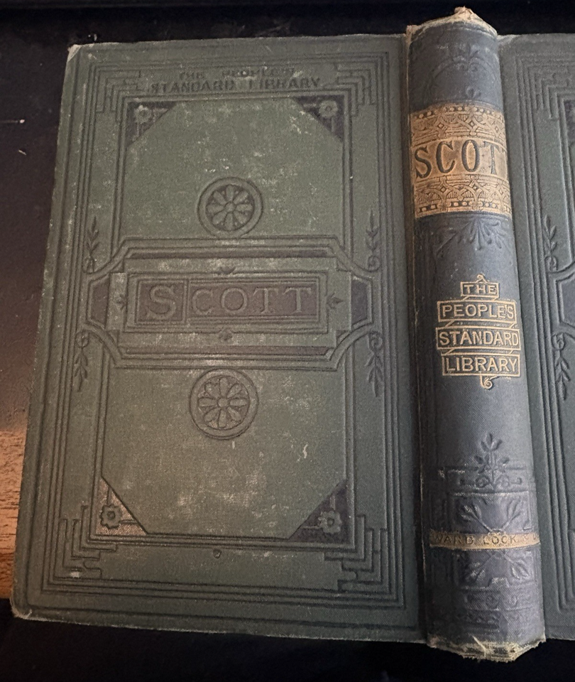 The Poetical Works of Sir Walter Scott, Bart (Ward Lock No Date) HB ...