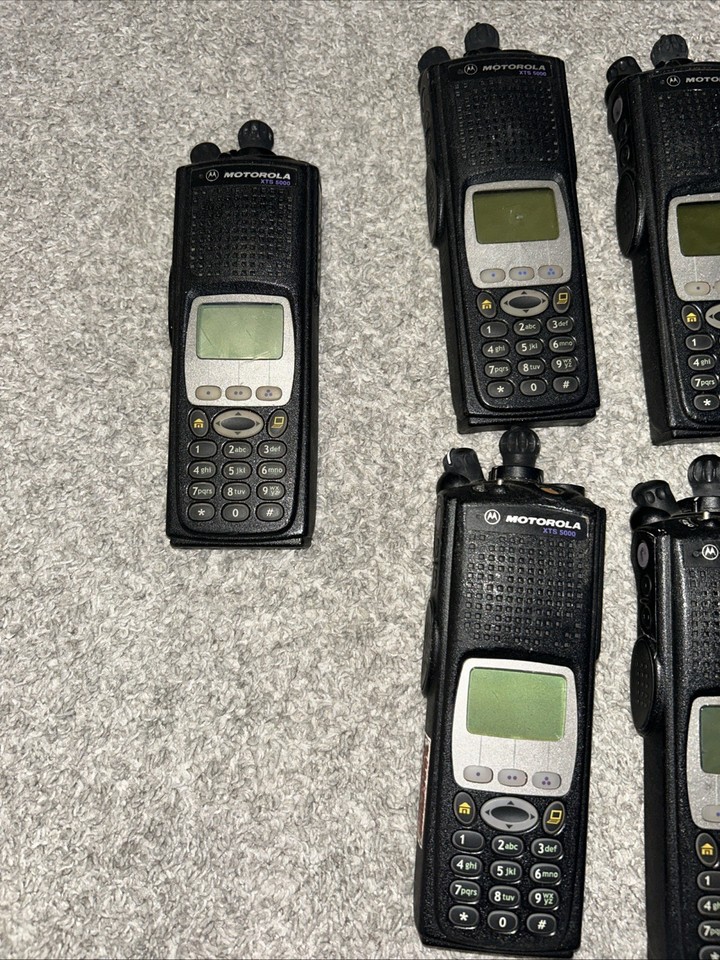 LOT Of 11 MOTOROLA XTS 5000 MODEL 3. VHF (700/800 MHz) Unlocked ...